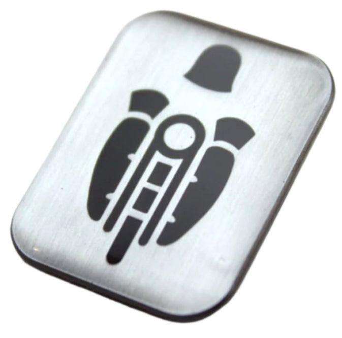 Heritage Solo Traffic Pin Badge – Blue Light Gift CIC